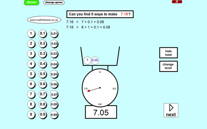 MathsFrame IWB Resources
